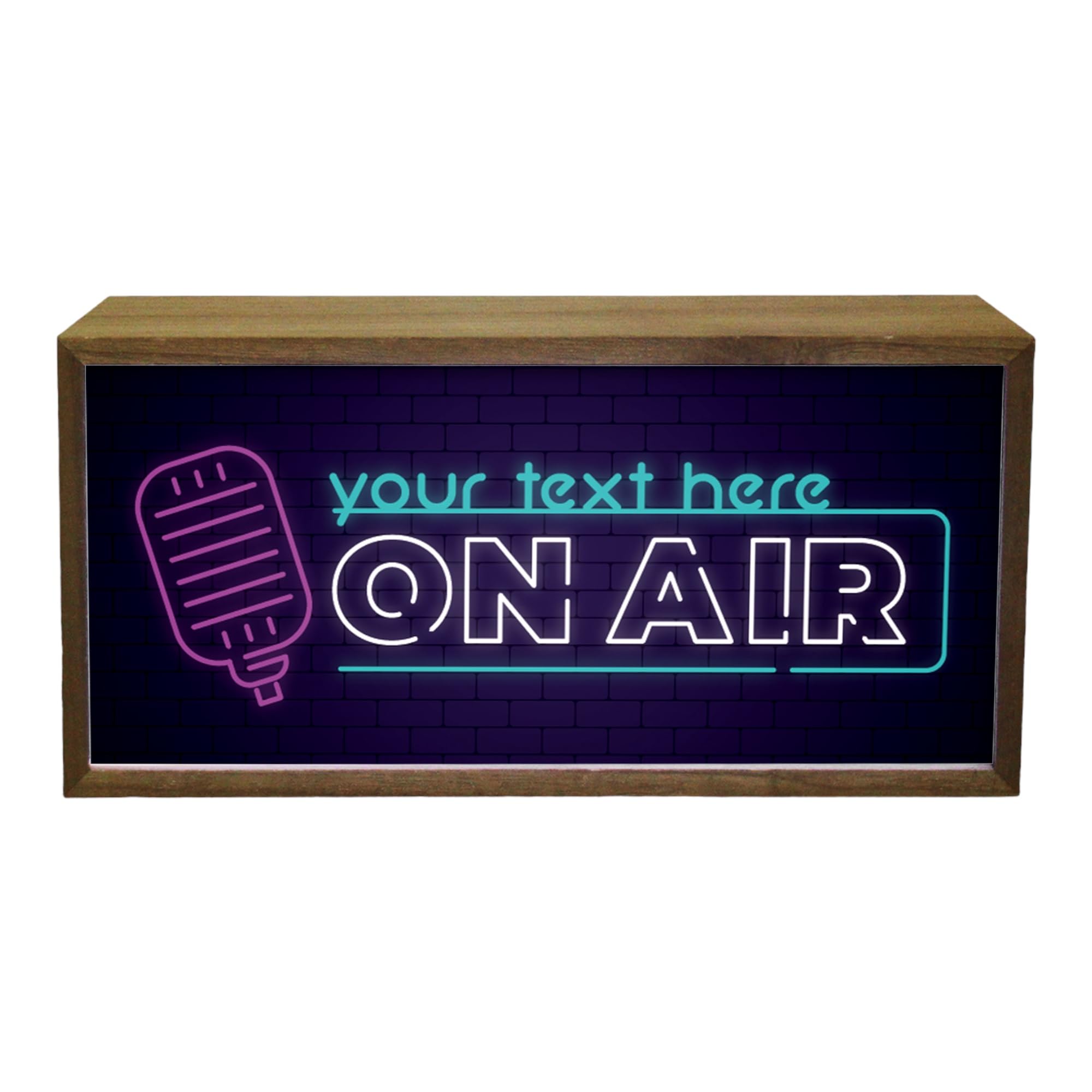 Buy Personalised Light Box On Air Studio|Custom Illuminated Light Up ...