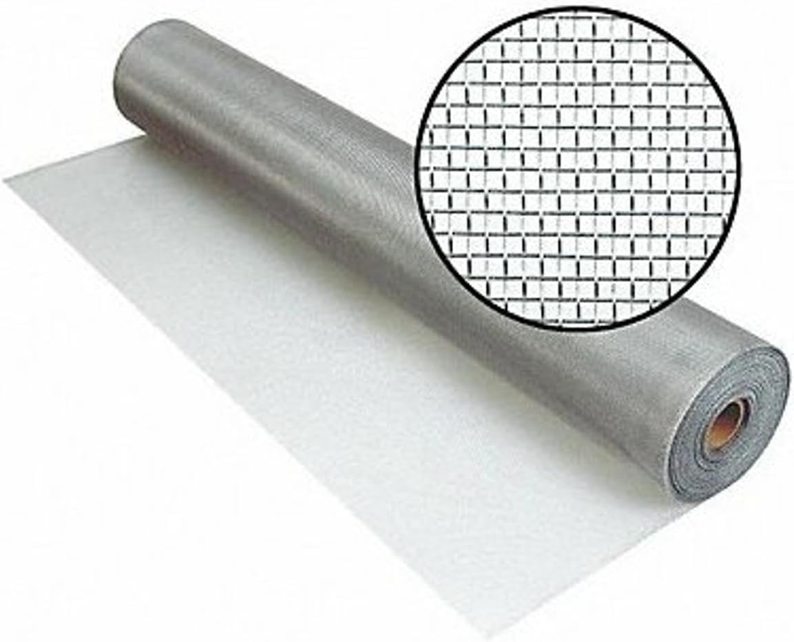 Phifer Wire 72 in. W x 100 ft. L Natural Aluminum Screen Cloth - Window ...