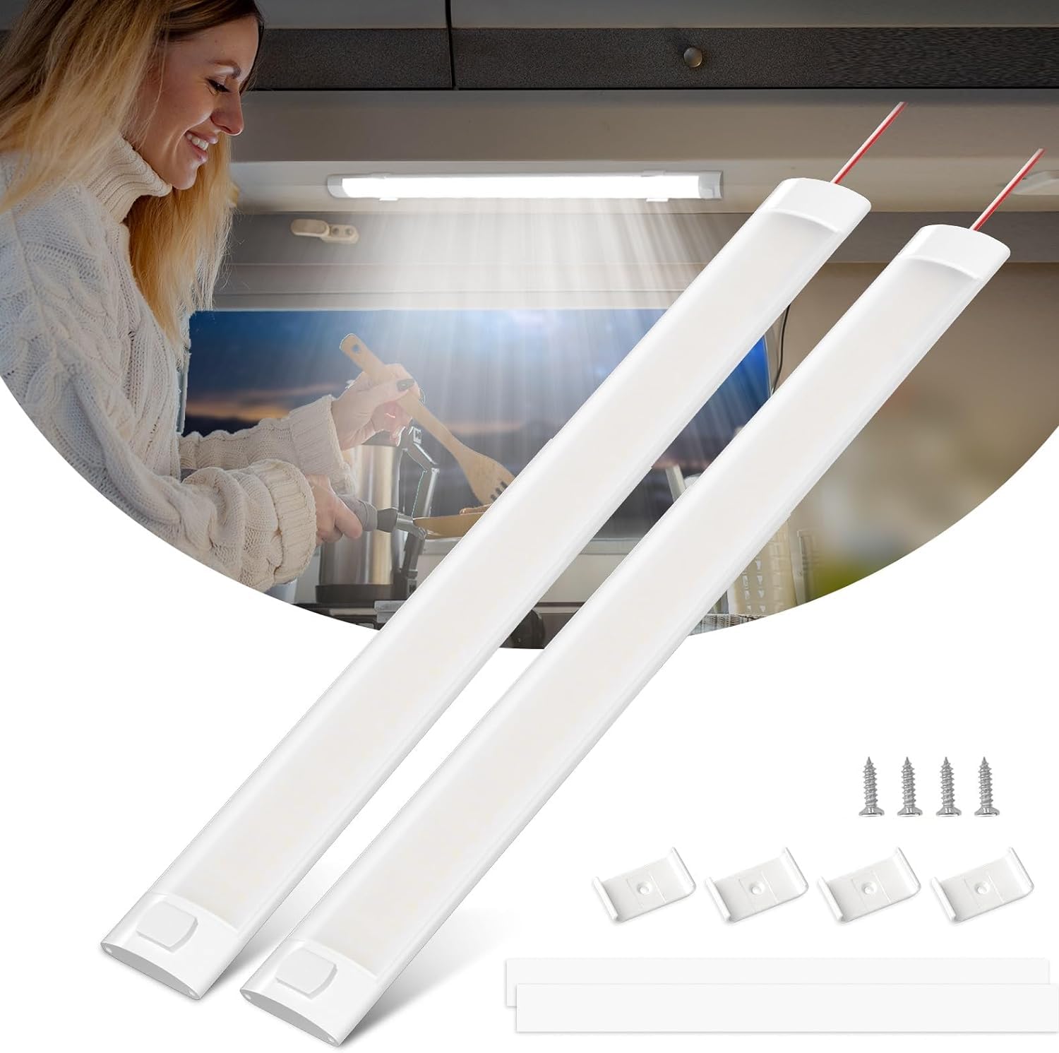 Bonlux 12 Volt LED Lamp Motorhome, 120 LED 12 V Strip Car Interior ...