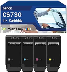 NHSDVIOEP Cartucho De Tinta De Repuesto CS730 71C10K0 71C10C0 71C10M0 ...