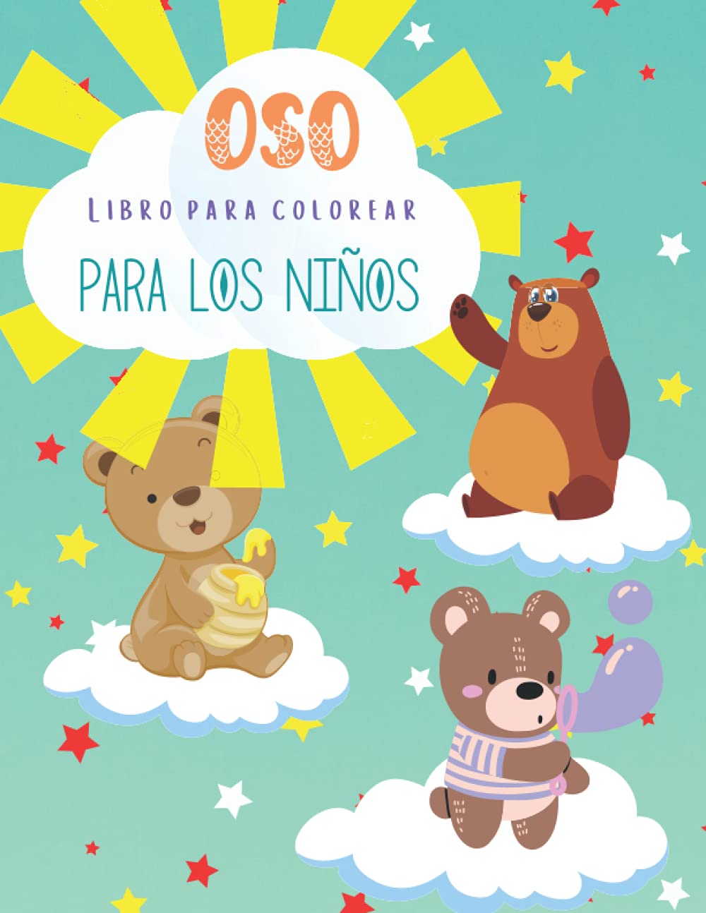 Oso Libro Para Colorear Para Los Ninos Increibles Paginas Para ...