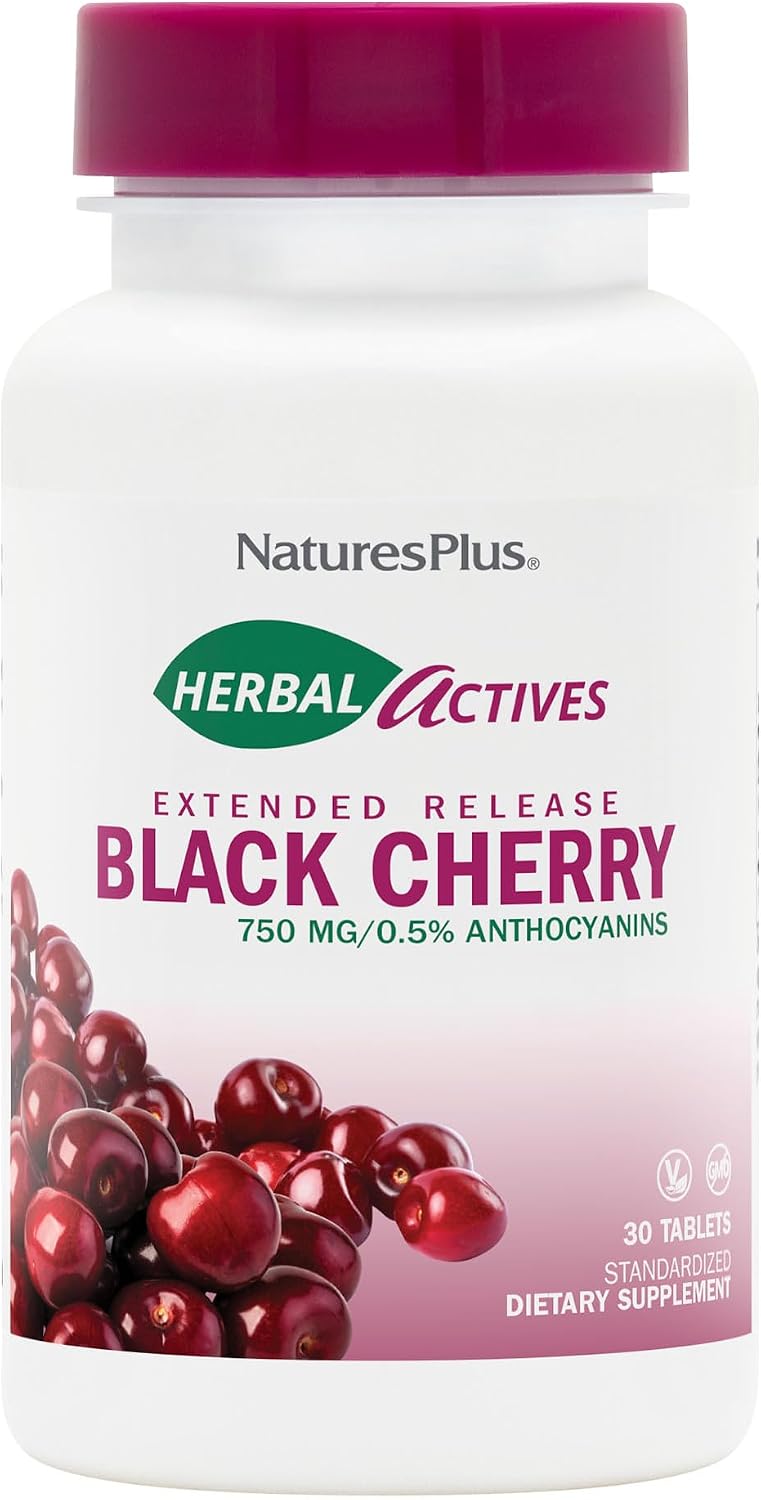 Amazon.com: NaturesPlus Herbal Actives Black Cherry - 30 Tablets ...