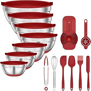 Amazon.com: Emeril Lagasse 20-Piece Mixing Bowl Set with Utensils ...