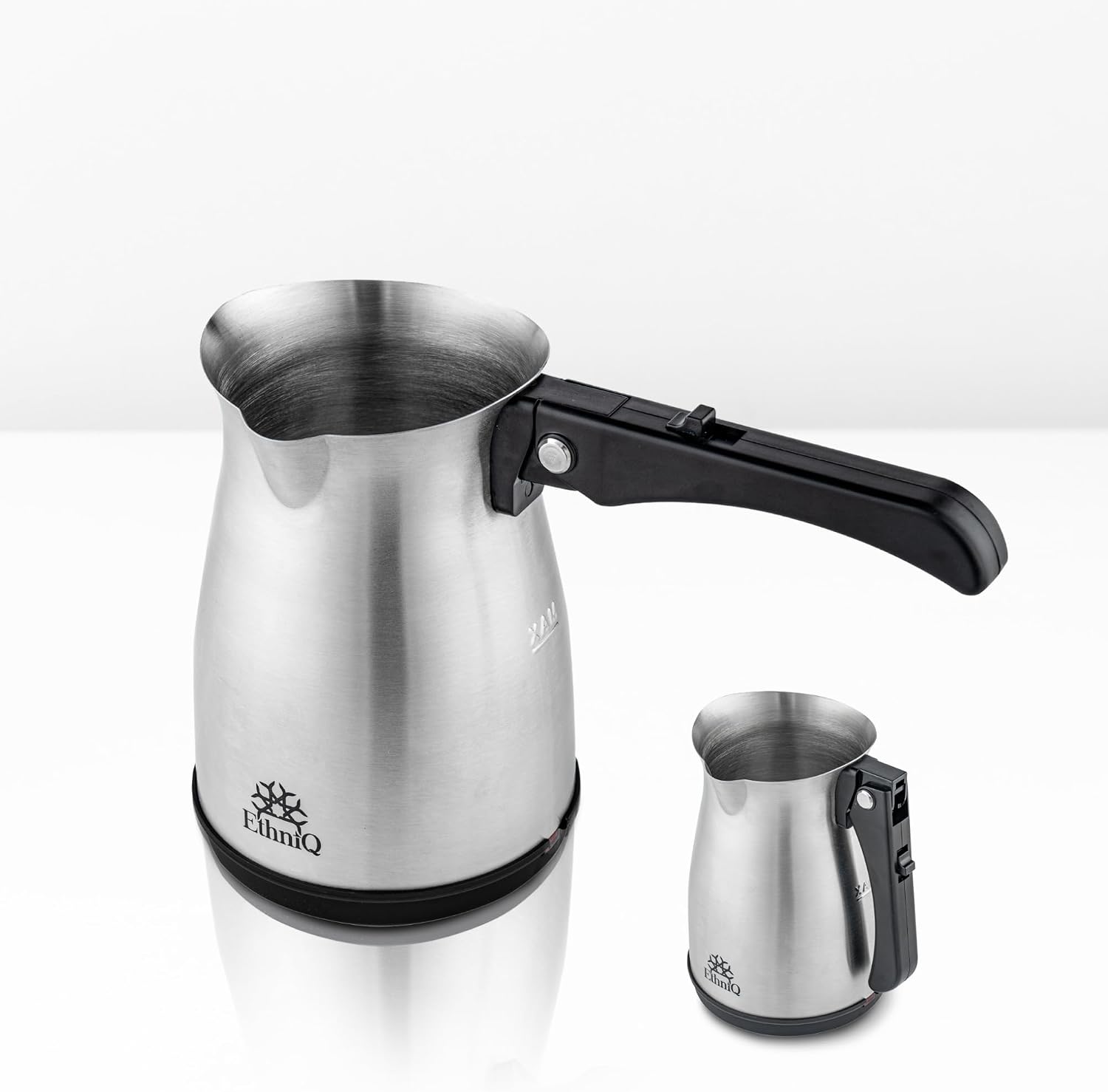 Amazon.com | ETHNIQ Turkish Coffee Pot - Stainless Steel, 120V, 1 to 4 ...
