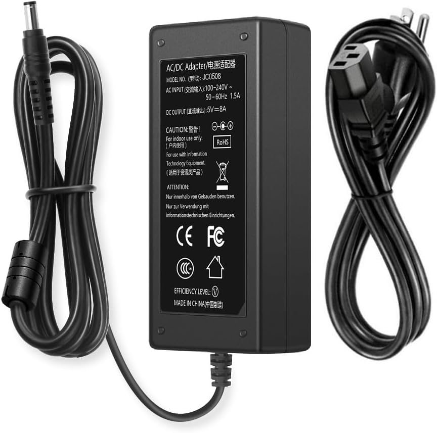 Amazon.com: Snsnlent DC 5V 1A Power Supply 5W 5V 1000MA AC/DC Adapter ...