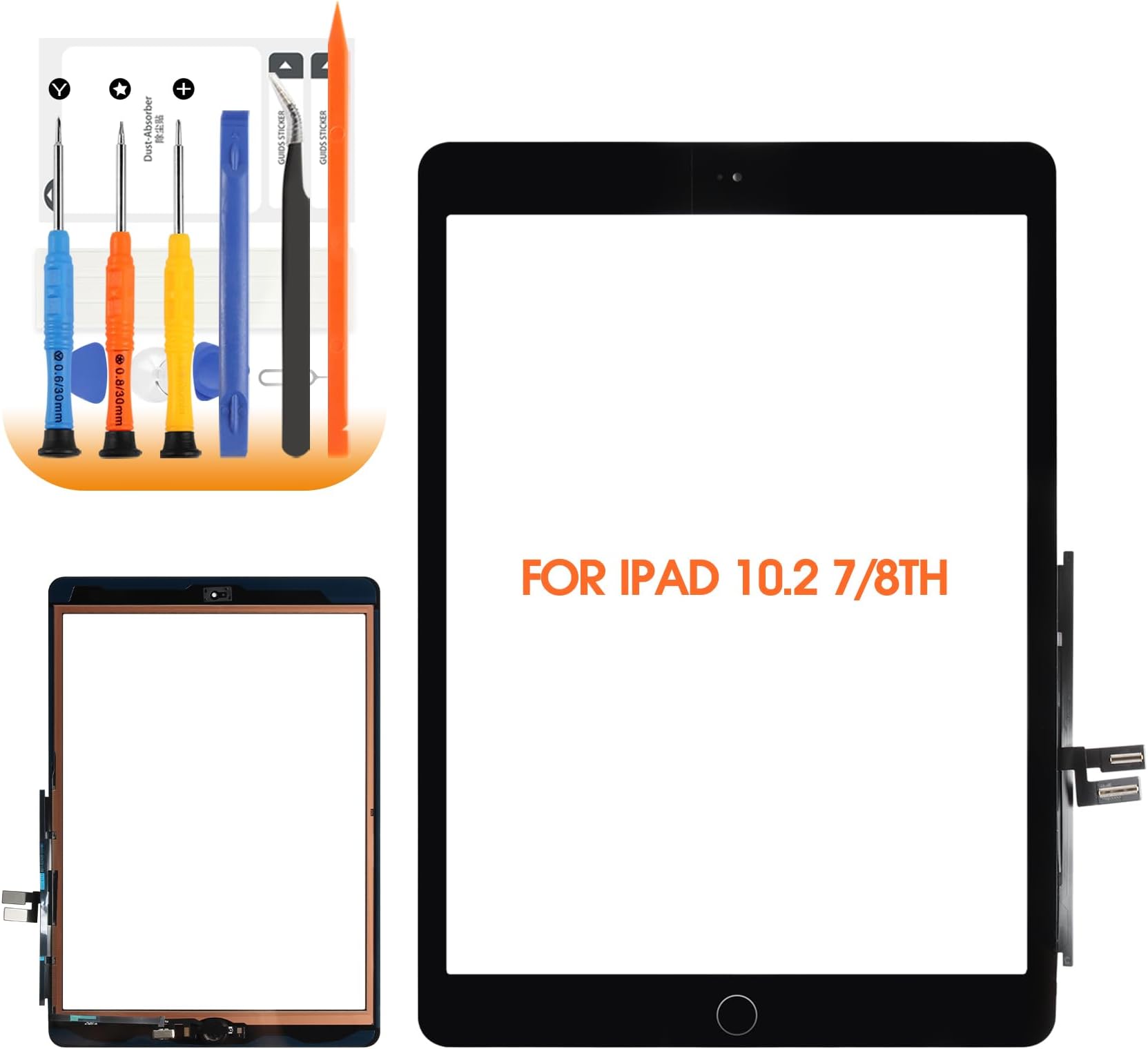 Amazon.com: for iPad 7th/8th Generation Screen Replacement for iPad 10. ...