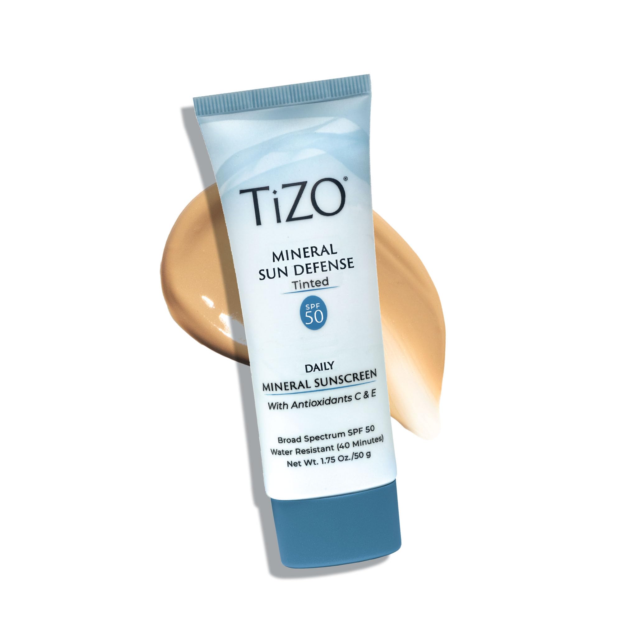 Amazon.com: TiZO® Mineral Sun Defense | Tinted | Broad Spectrum SPF 50 ...