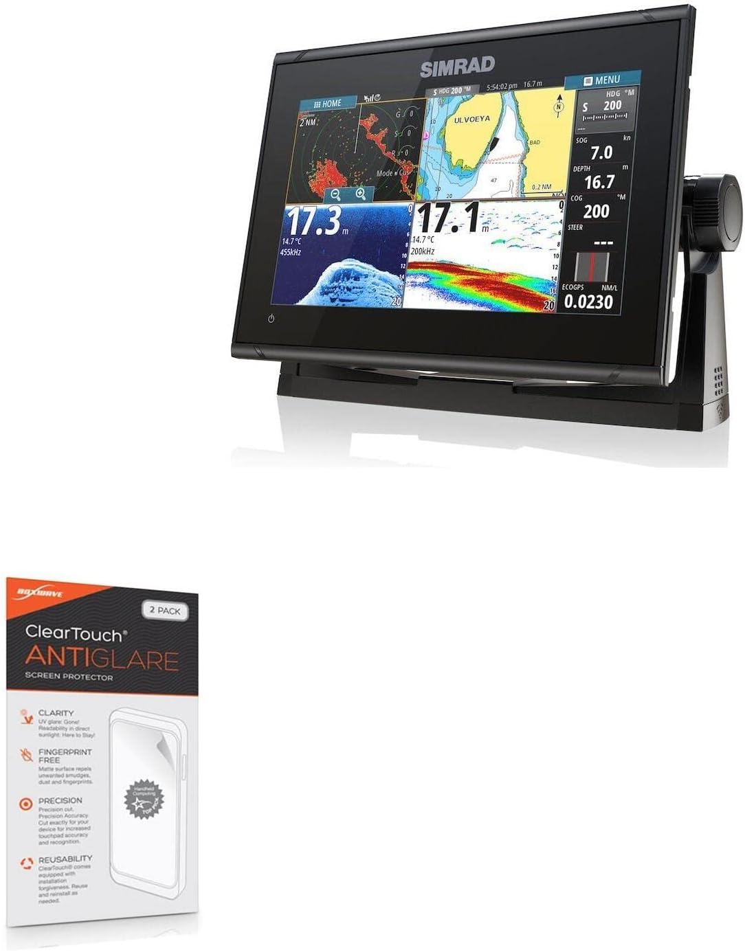 Amazon.com: BoxWave Screen Protector Compatible with Simrad GO9 XSE ...