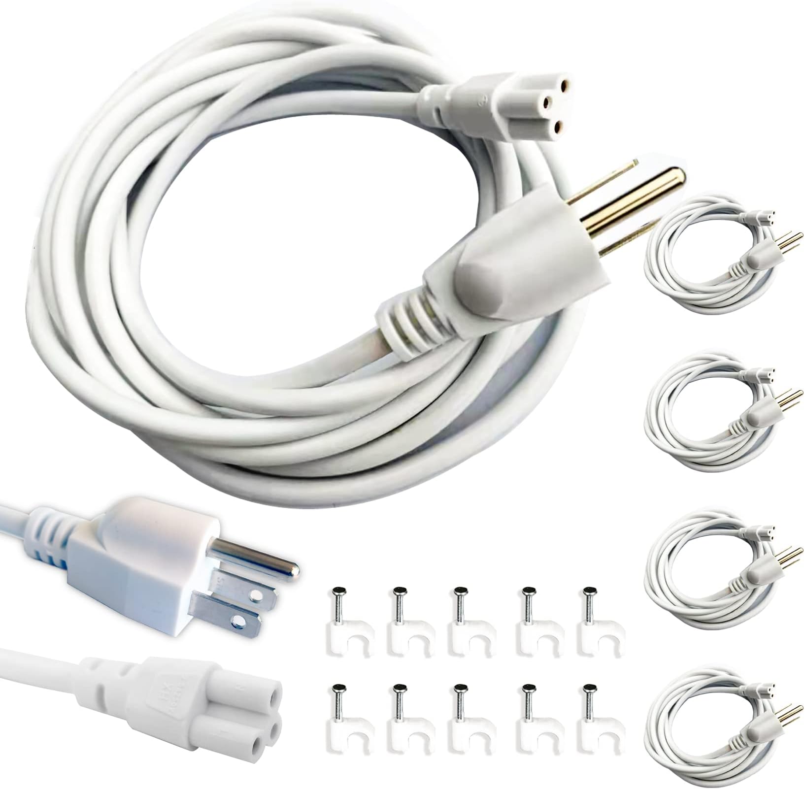 (3-Pack) T5 T8 LED Tube Power Extension Cable with On/Off Switch,LED T5 ...