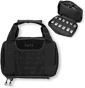 Amazon.com: TRT Tactical Single Pistol Case: Handgun Case with Carry ...