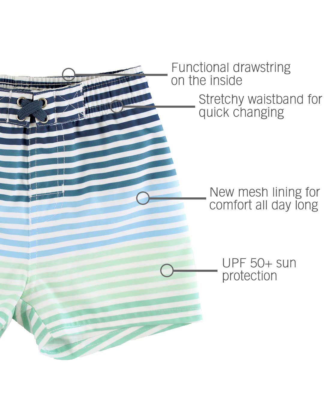 Snapklik.com : RUGGEDBUTTS Boys UPF50+ Sun Protection Striped Color ...