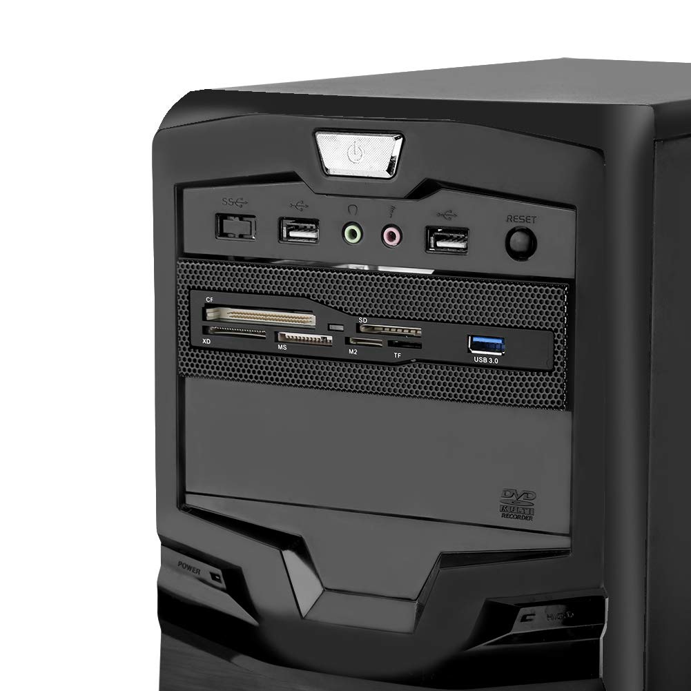 ASHATA 5.25 Inch Front Panel Internal Card Reader, Multimedia Dashboard ...