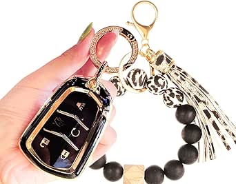 Amazon.com: RFSRZ Key Cover Fit For Cadillac Escalade CTS SRX XT5 ATS ...