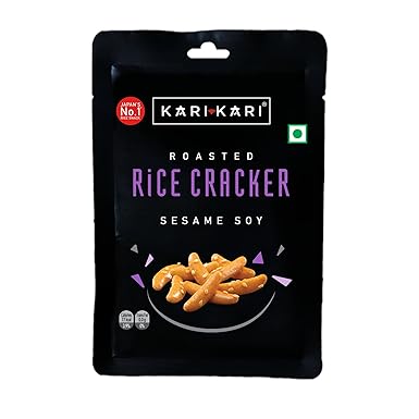 Kari Kari Sesame Soy Rice Cracker | Crunchy Japanese Snacks | Roasted ...