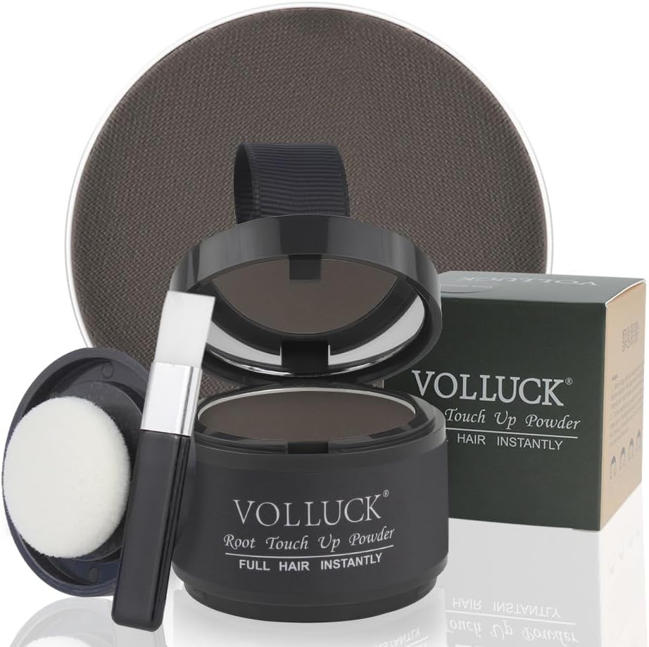 VOLLUCK Root Touch Up Hair Powder Root Cover Up Hairline Shadow Powder ...