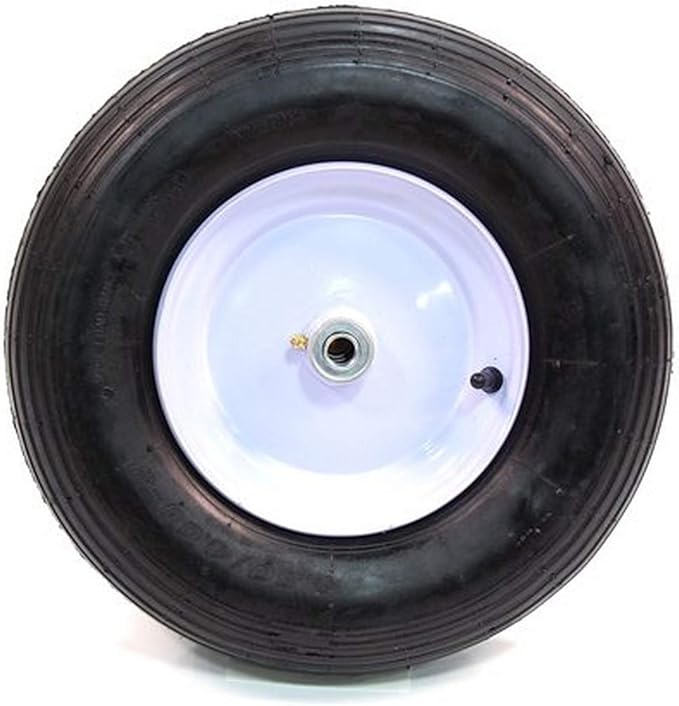 Amazon.com: Arnold Wheelbarrow Wheel with Ribbed Tread, 480/400-Inch x ...