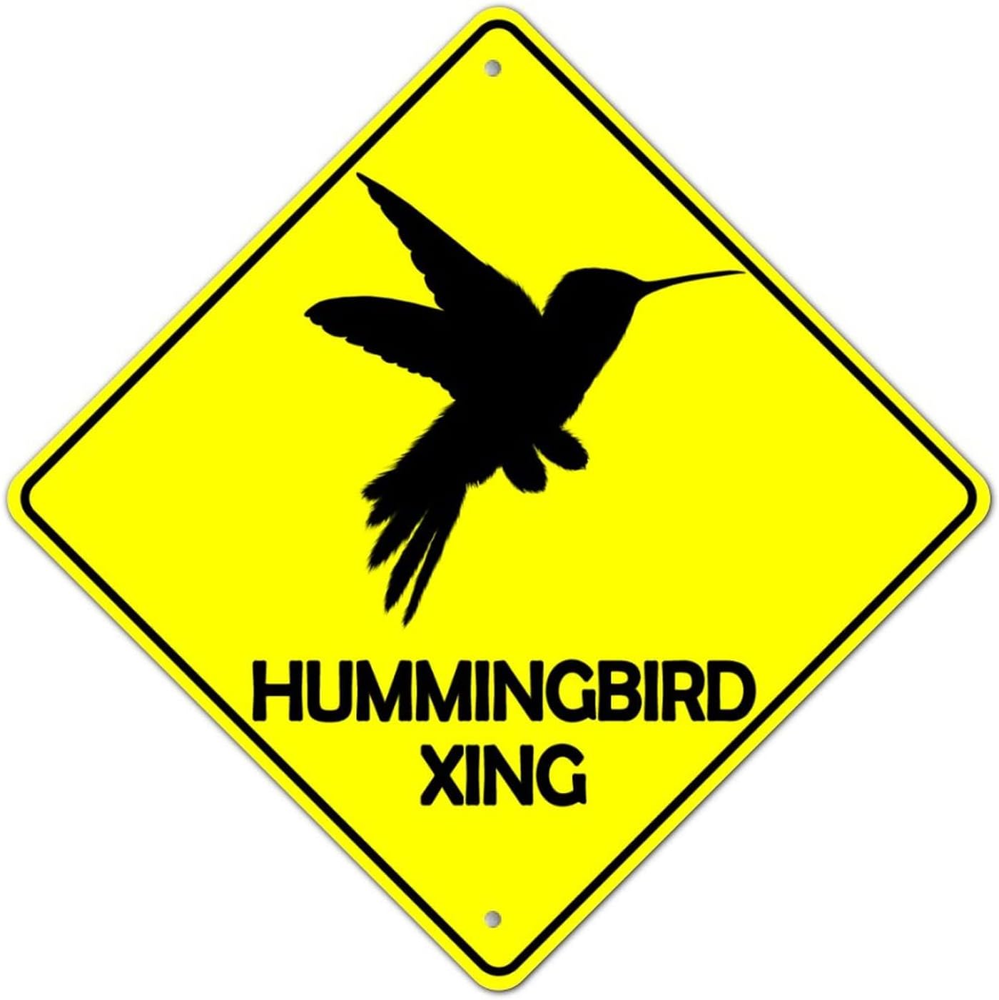 Amazon.com: Hummingbird Xing Crossing Sign Caution Hummingbird Xing ...