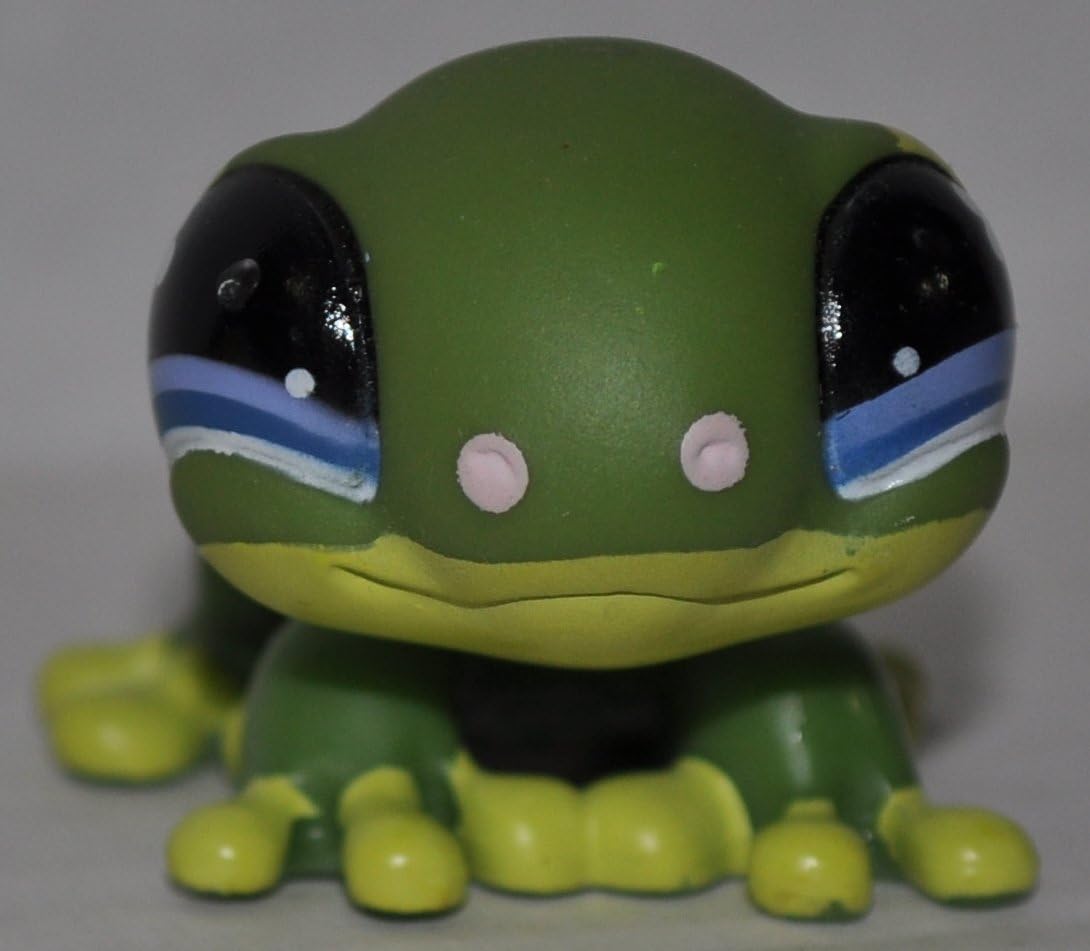 Amazon.com: Gecko #847 (Green, Blue Eyes, Yellow Feet) - Littlest Pet ...