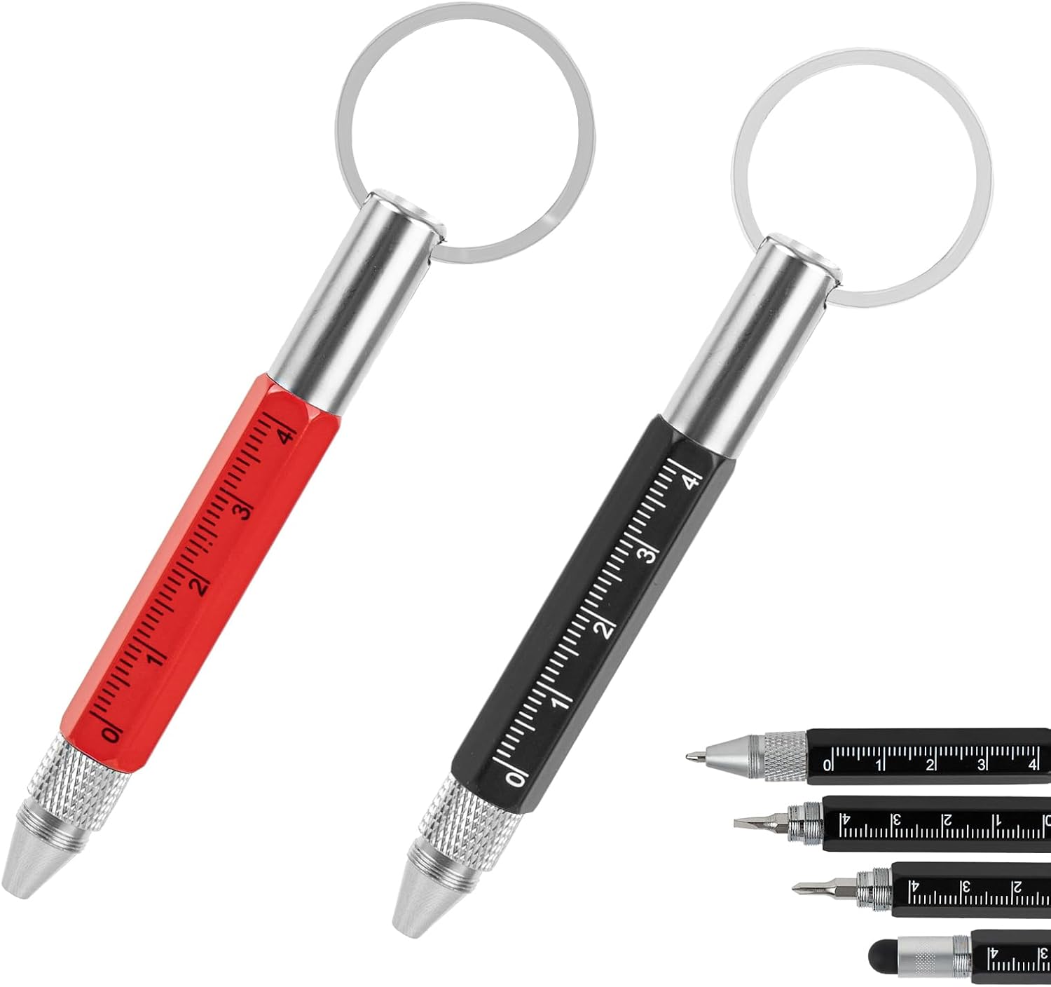 ChiiGe Keychain Pen, Mini Pens, Metal Ballpoint Pen and Pen Refills ...