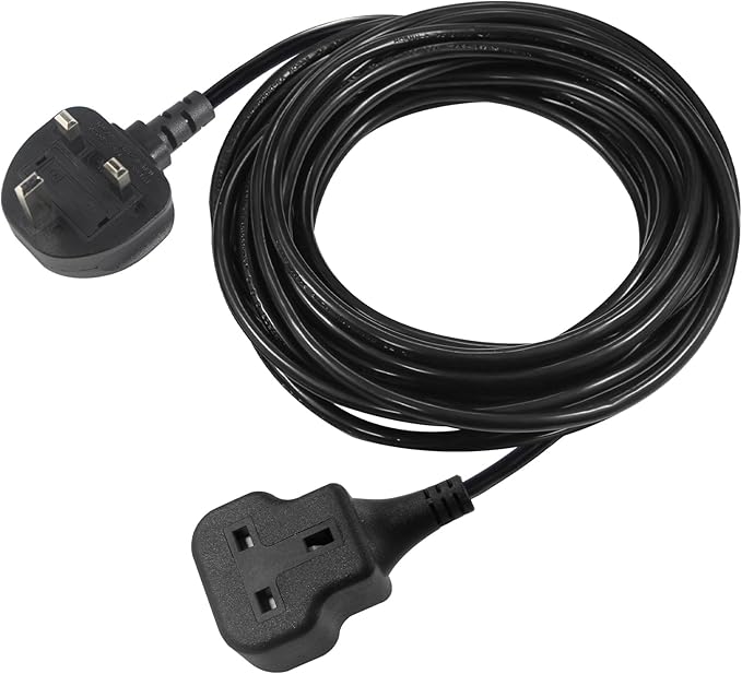 1 Way Gang Extension Lead 10M, Single Socket Mains Power Extension Lead ...