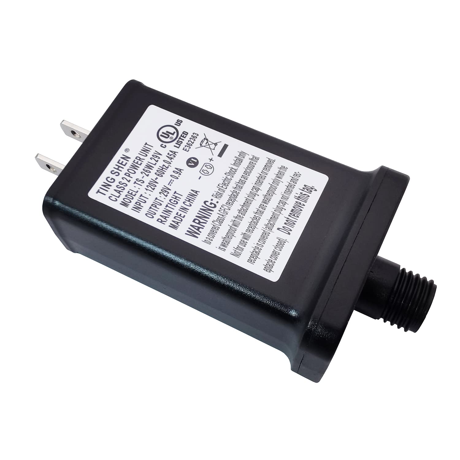 29V 26W LED Power Supply, TS-26W29V LED Transformer Raintight IP44 US ...