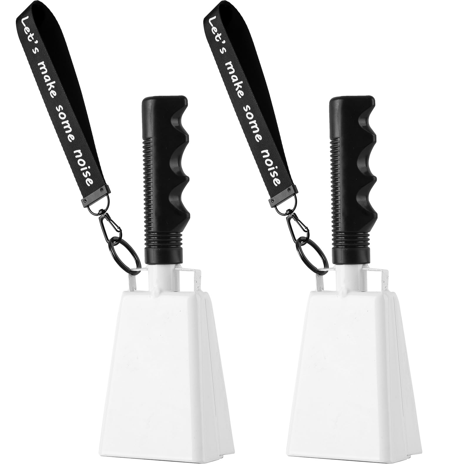 Amazon.com: Cow Bells with Wrist Strap - Cowbell with Handle 2pcs ...