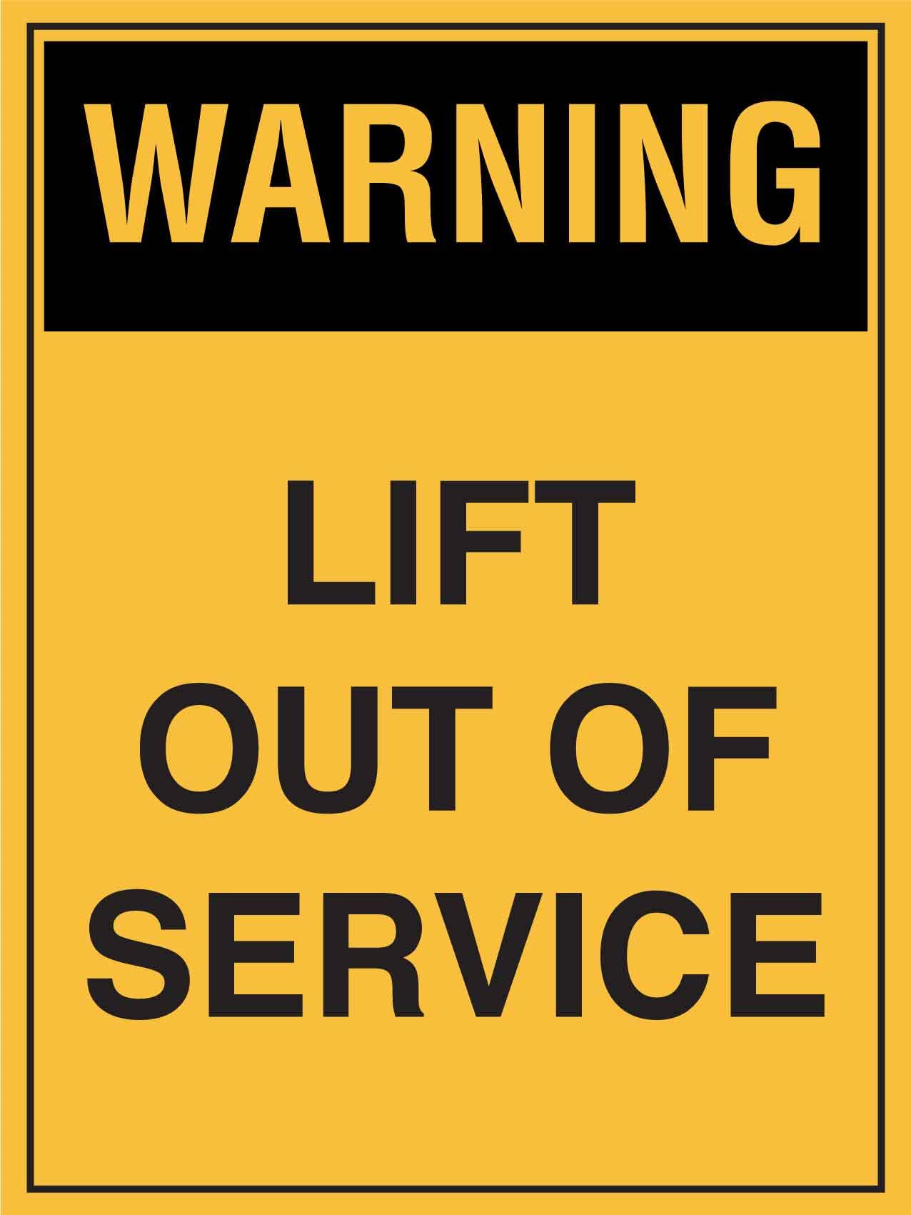 Warning Signs For Lift Stations