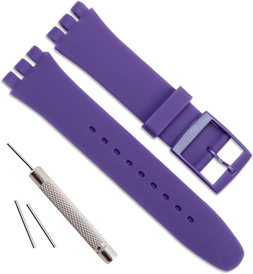 Amazon.com: GreenOlive Replacement Waterproof Silicone Rubber Watch ...