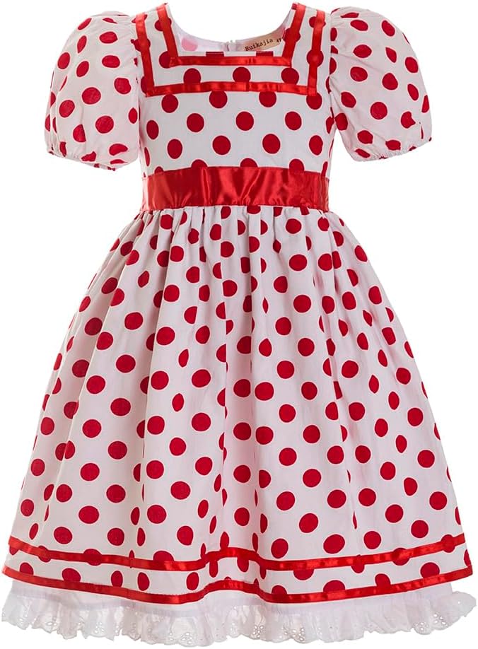 Amazon.com: Ruikajia Halloween shirley temple costume Shirley Temple ...