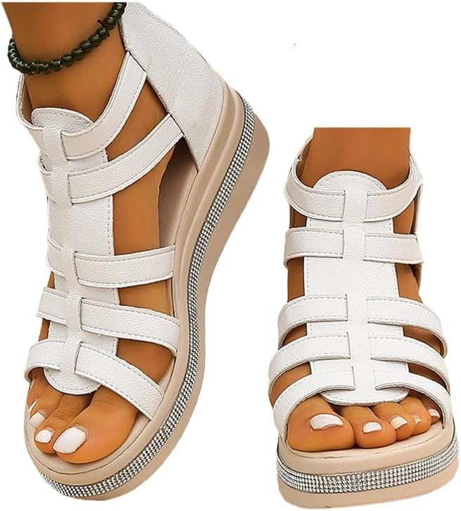 Amazon.com: DDWRGD Wedge Gladiator Sandals for Women, Comfort Sandals ...