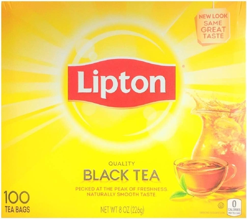 Amazon.com : Lipton Regular Tea Bag - 100 per pack - 12 packs per case ...