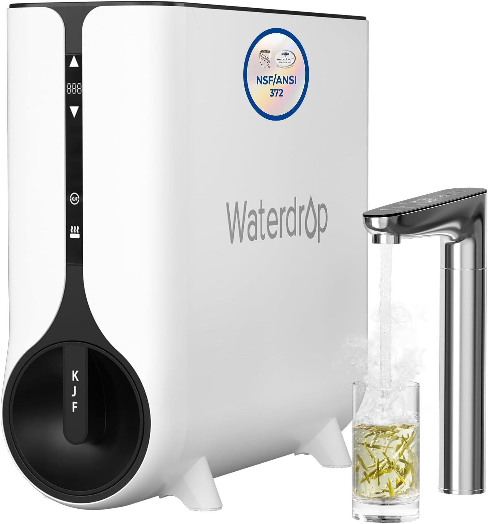 Waterdrop Reverse Osmosis System, Instant Hot Water Dispenser, 600 GPD ...