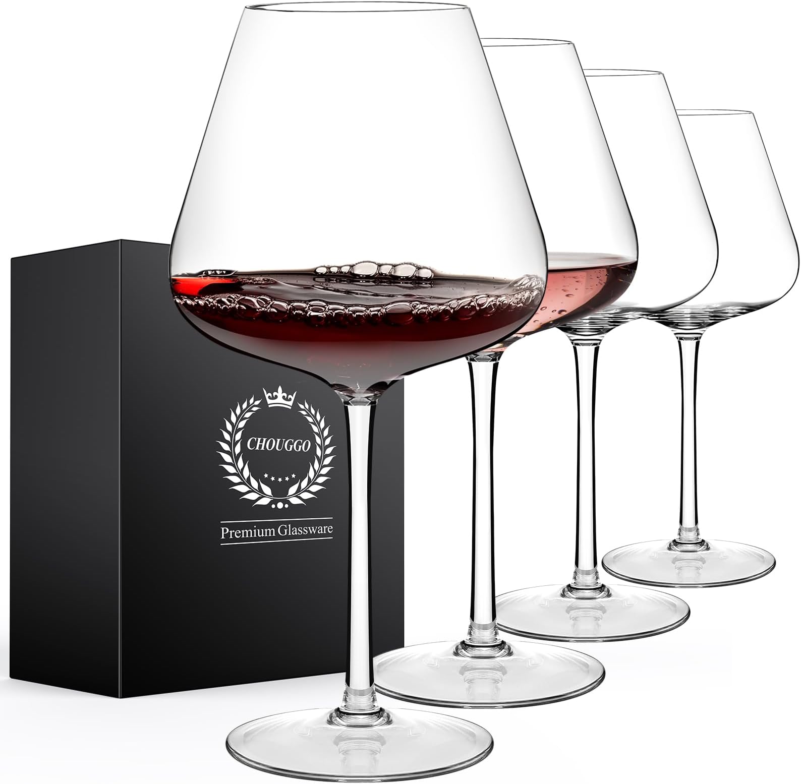 Amazon.com | Season STORY Extra Large Red Wine Glasses, oversized wine ...