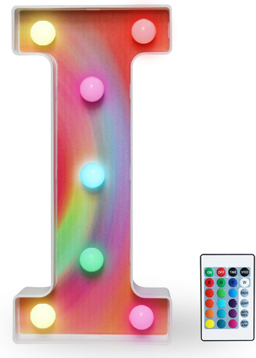 Amazon.com: Ledido Colorful LED Marquee Letter Lights with Remote 16 ...