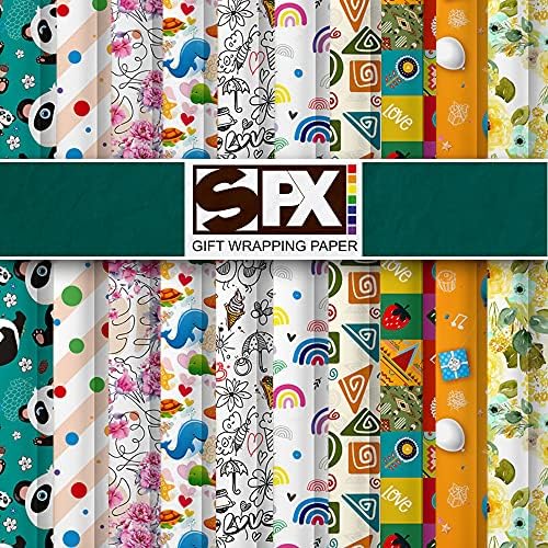 Gift Wrapping Paper Sheet - Gift Paper - Gift Wrap Roll - Gift Papers ...
