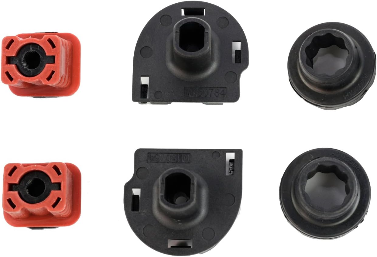 Amazon.com: TOPAZ 6 Pcs Radiator Mounting Kit for Mercedes Benz C200 ...