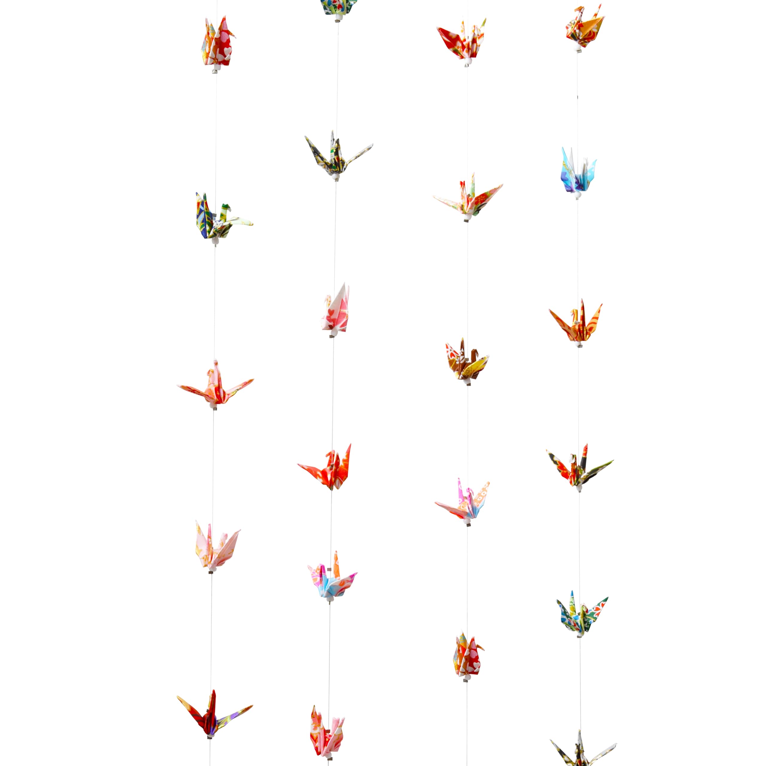 Amazon.com : 25 cranes 1 String Origami Paper Crane Garlands for ...