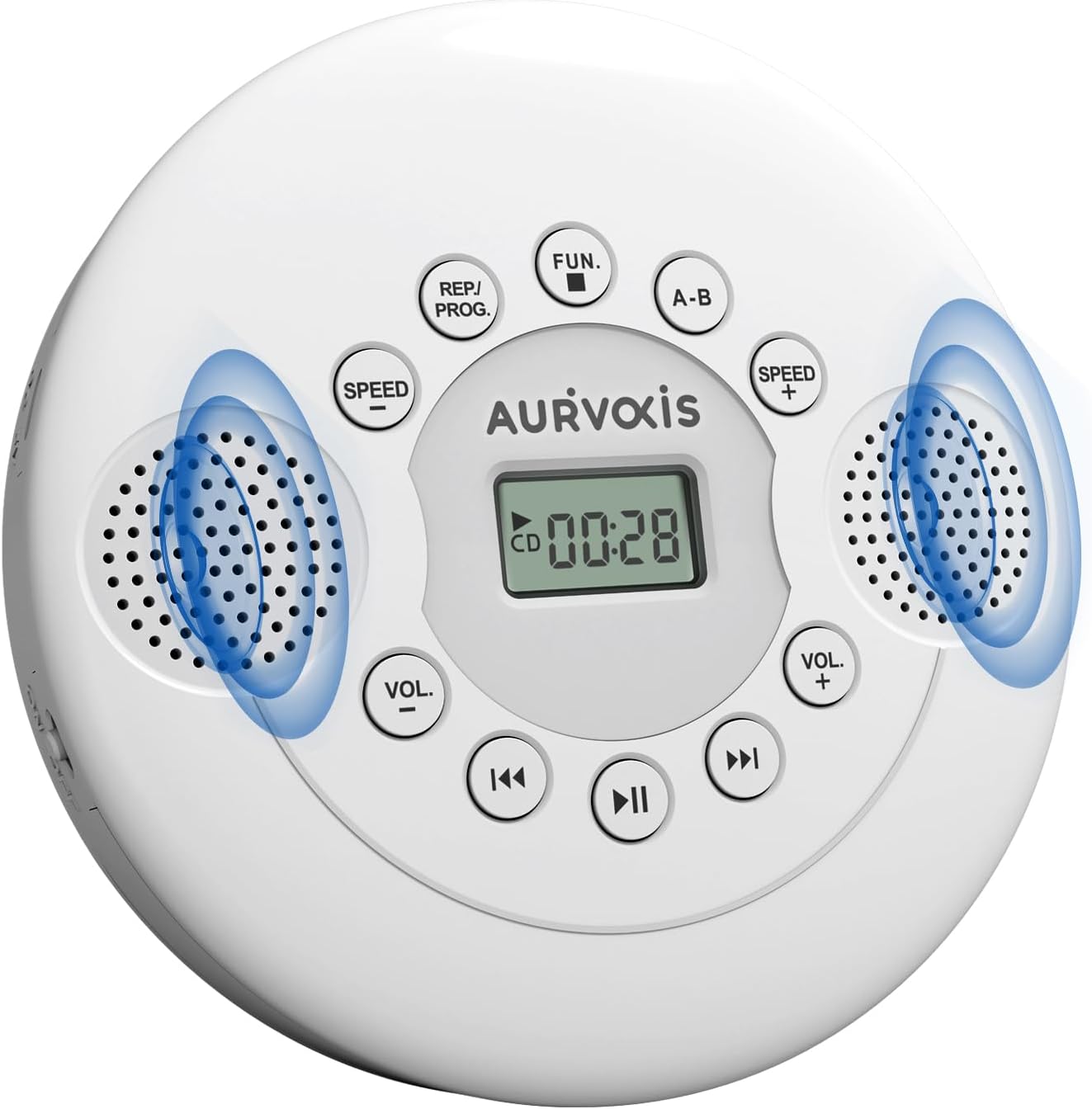 Amazon.com: Portable CD Player with Bluetooth, Dual Speakers Mini ...