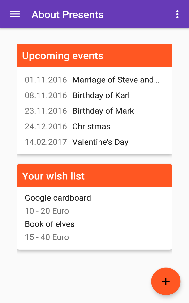 About Presents - App on Amazon Appstore
