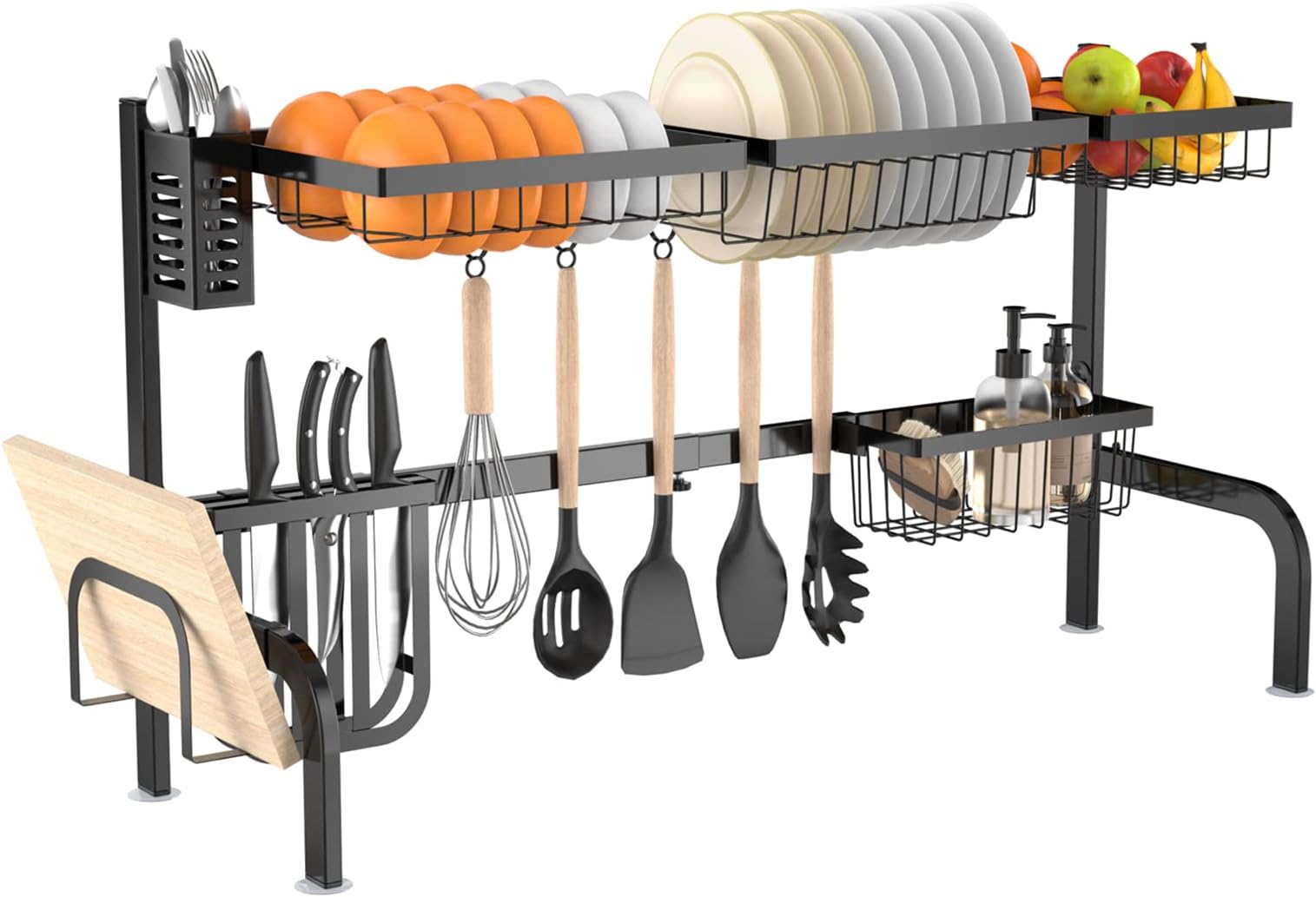 Amazon.com - Giantex Over Sink Dish Drying Rack, 2-Tier Dish Drainer ...