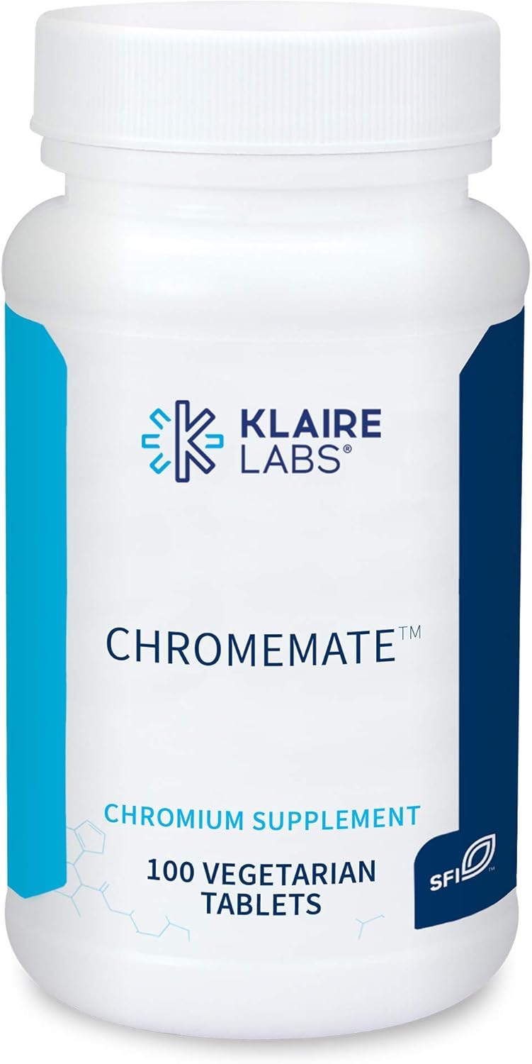 Amazon.com: Klaire Labs Chromemate - Chromemate Chromium Polynicotinate ...