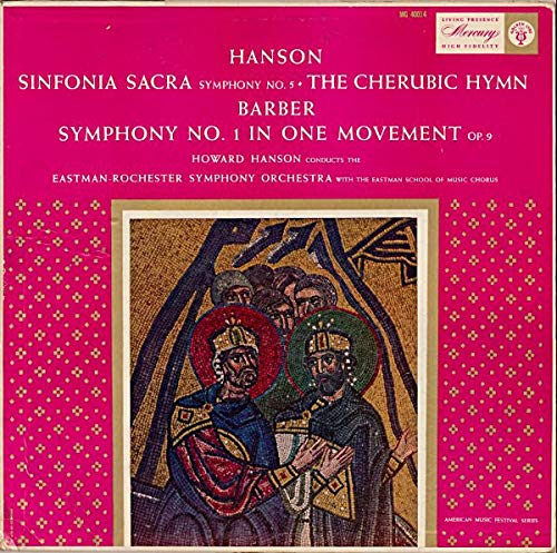 Amazon.com: Howard Hanson: Sinfonia Sacra / The Cherubic Hymn / Barber ...