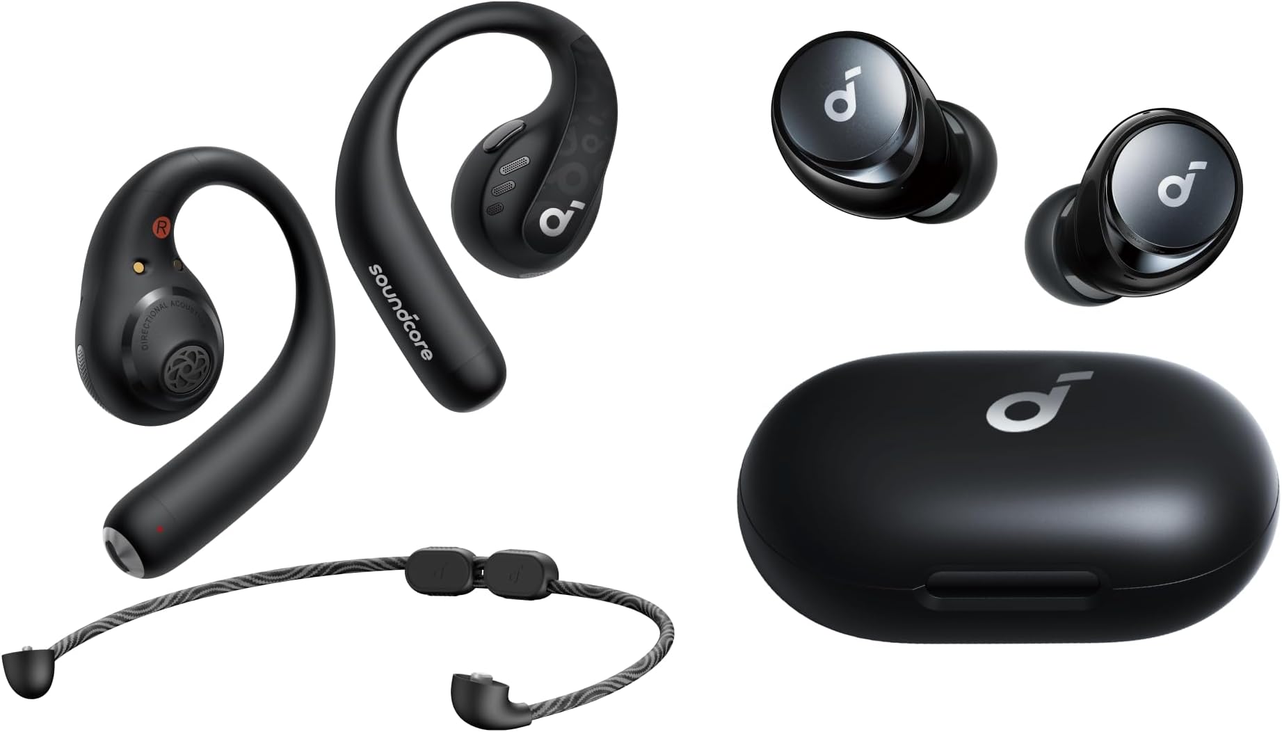 Amazon.com: Soundcore by Anker AeroFit Pro Open-Ear Headphones with ...