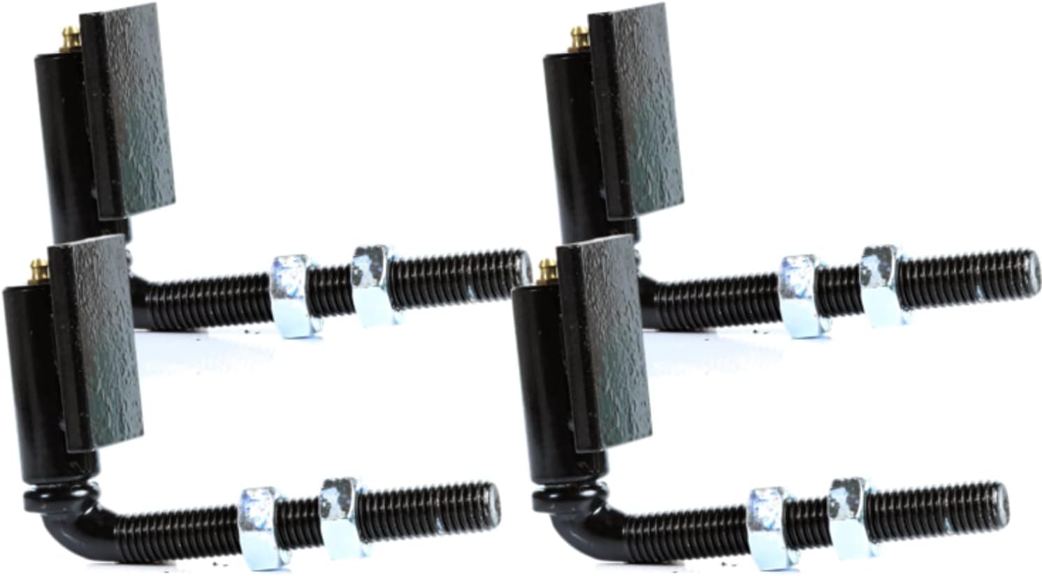 Amazon.com: Steel J-Bolt Hinge Doors Gates 1/2 Inch Heavy-Duty Welded ...