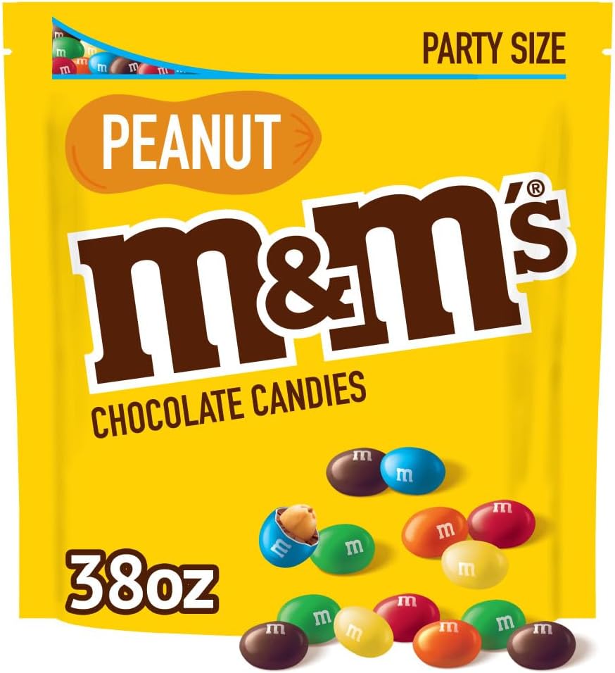Amazon.com : M&M'S Milk Chocolate Candy Singles Size 1.69-Ounce Pouch ...