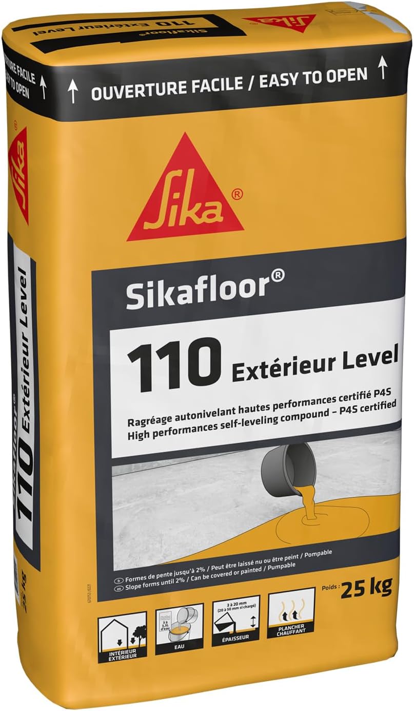 SIKA - Autonivelant pour sol intérieur et extérieur - Sikafloor 110 ...