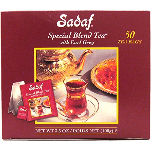 Amazon.com : Sadaf Special Blend Tea with Earl Grey, 50-count (Pack of ...