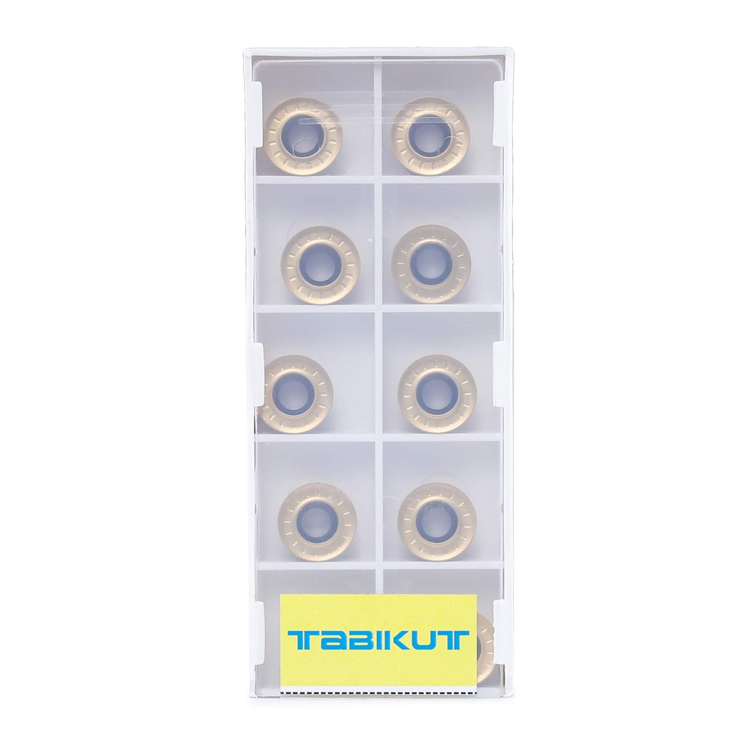 TABIKUT RPMT1204 R6 T60 Carbide Insert for milling Cutters, Dia 50 Bull ...