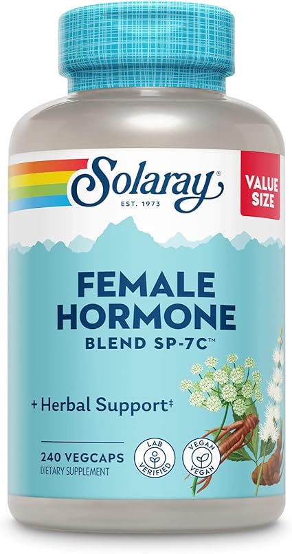 Amazon.com: SOLARAY Female Hormone Blend SP-7C, Herbal Support Hormonal ...