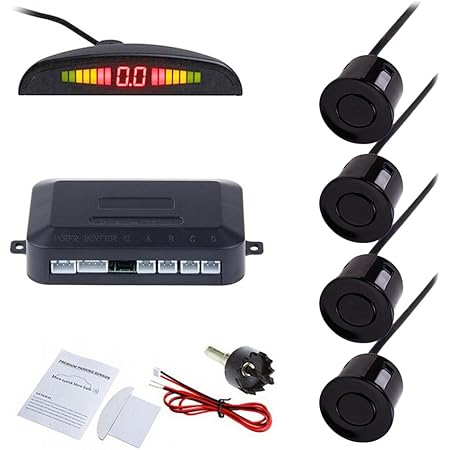 Amazon.com: Frostory Car Reverse Backup Parking Sensor Radar System ...